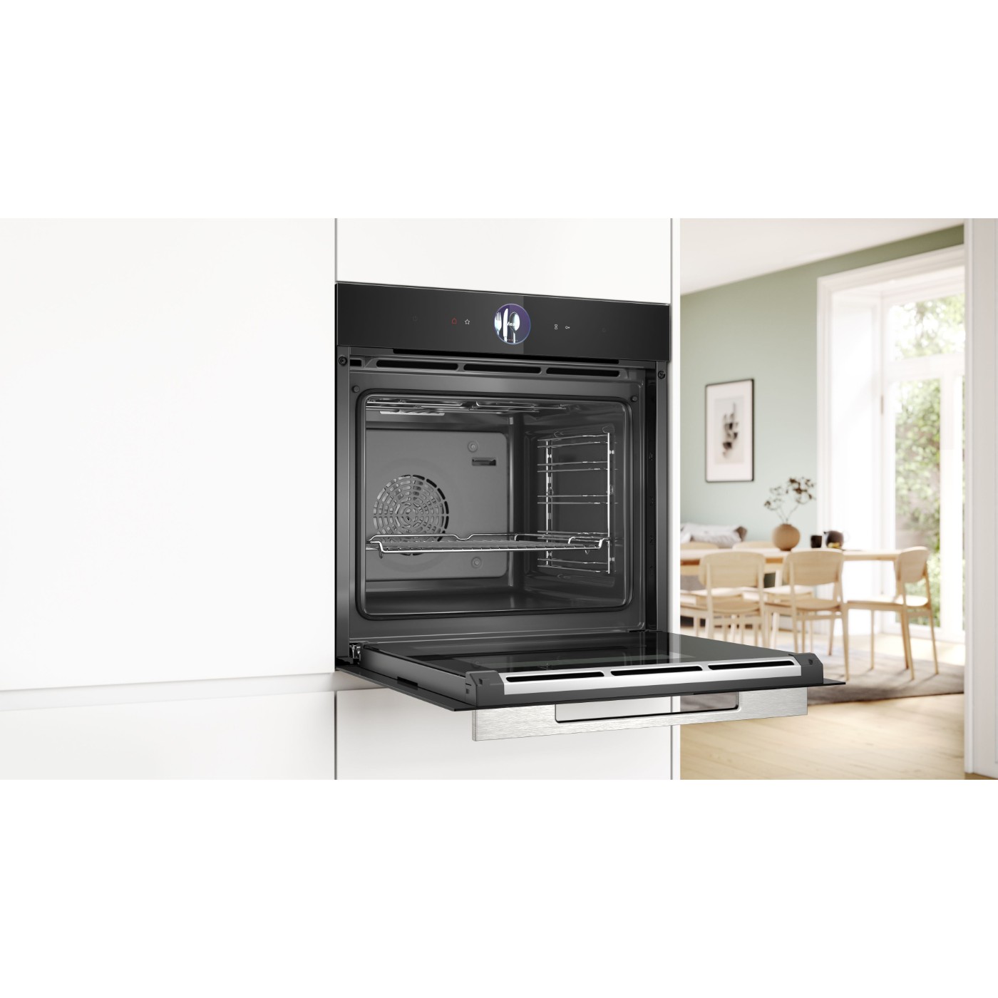 Bosch Serie 8 Buhar Destekli Ankastre Fırın 60 x 60 cm Siyah HRG7361B1 ...